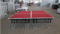 commercial indoor or outdoor using foldable steel powder coating moving stage